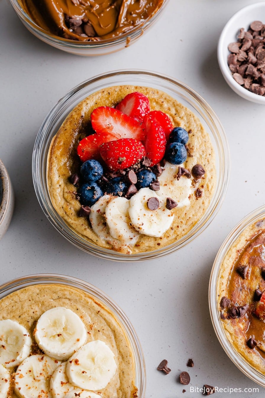 Protein Pancake Bowl - bitejoyrecipes.com